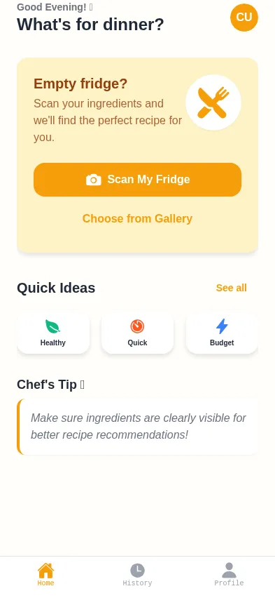 FridgeChef Mobile