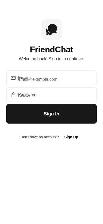 FriendChat Mobile