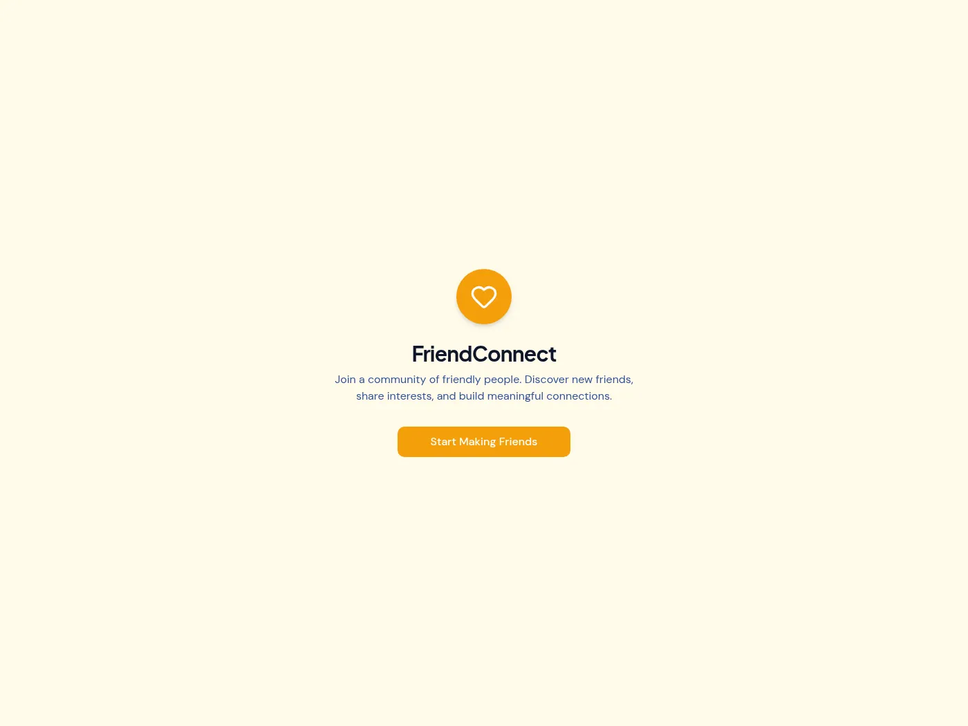 FriendConnect Web
