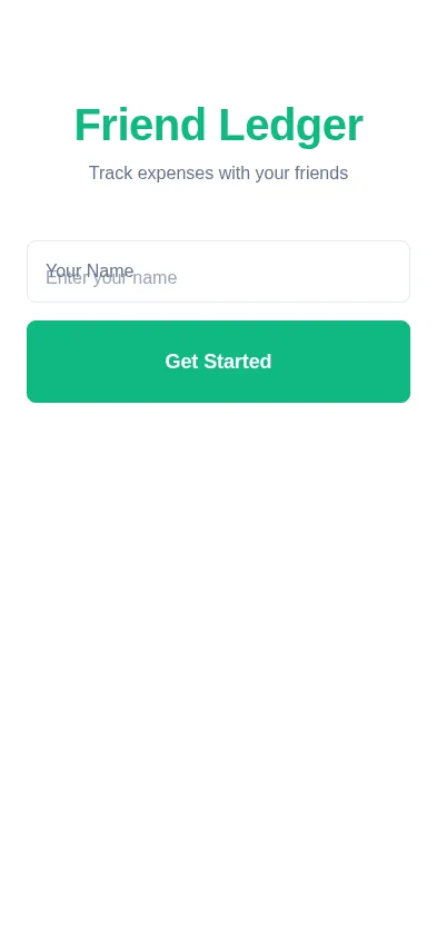 Friend Ledger App