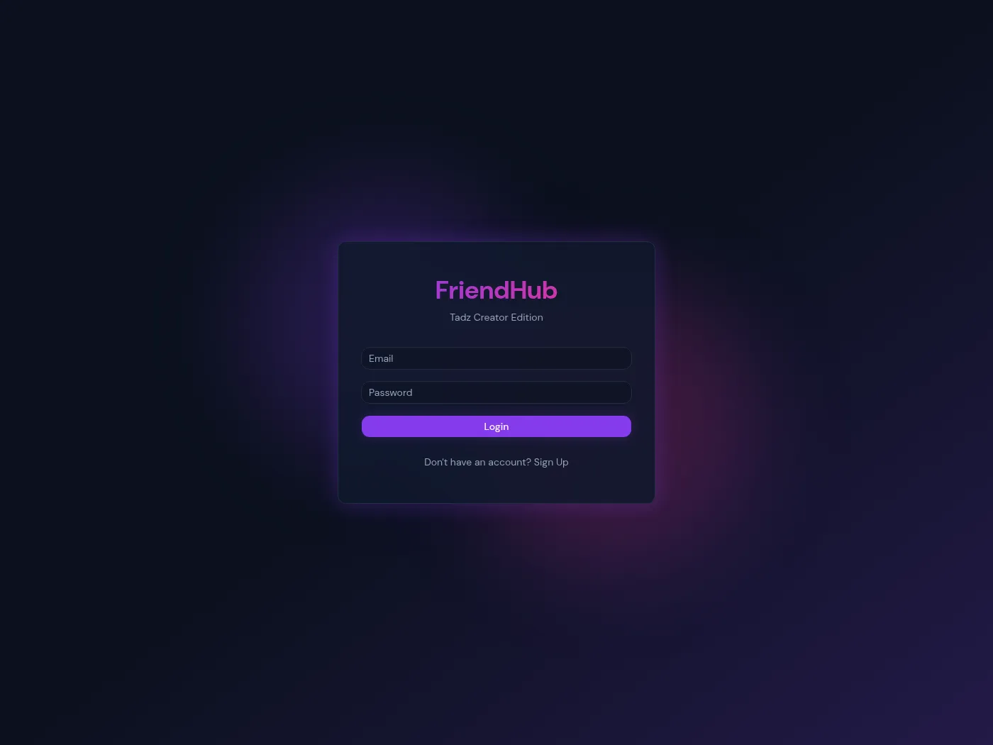 FriendHub Social Platform