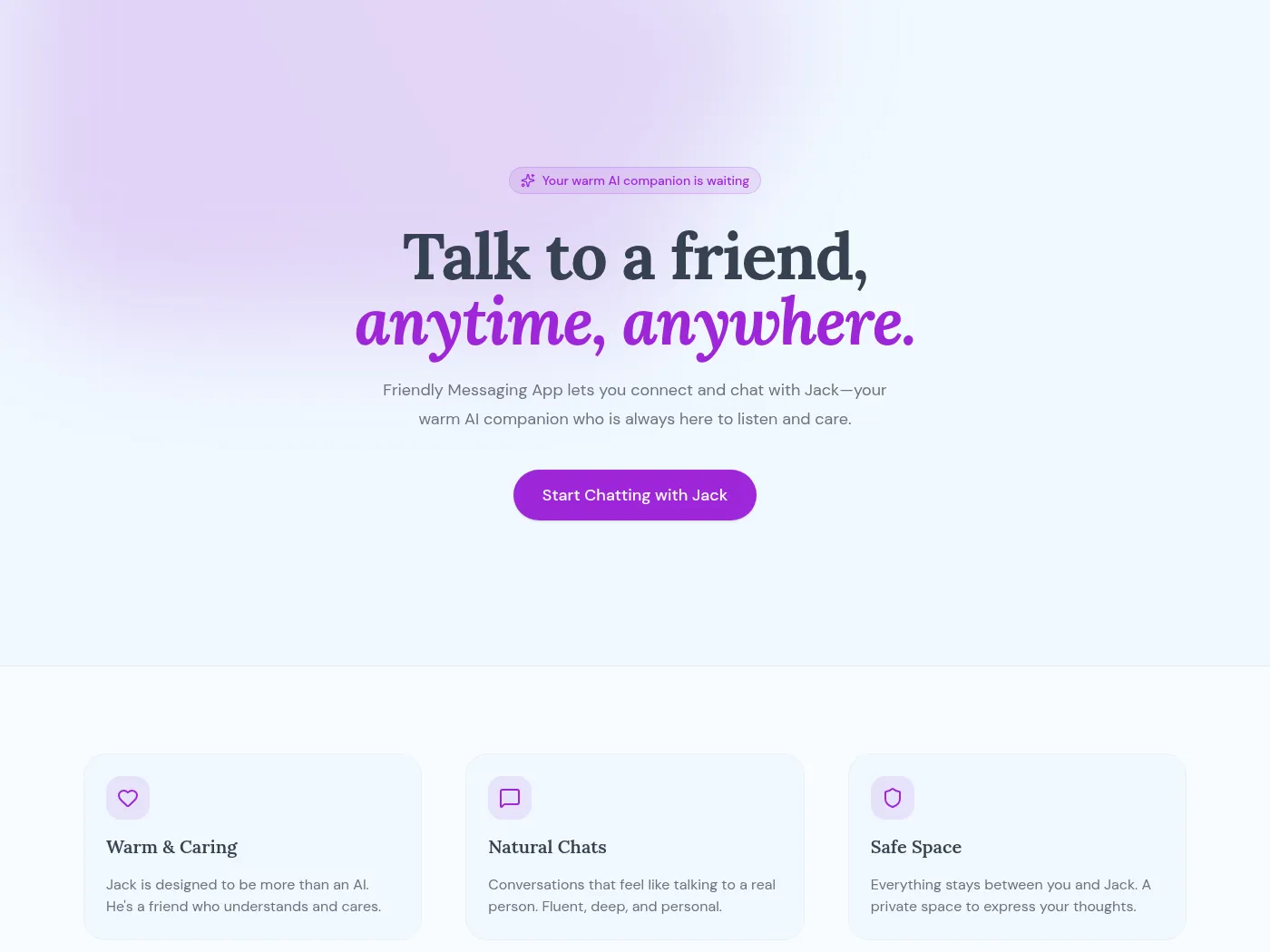 Friendly Messaging App