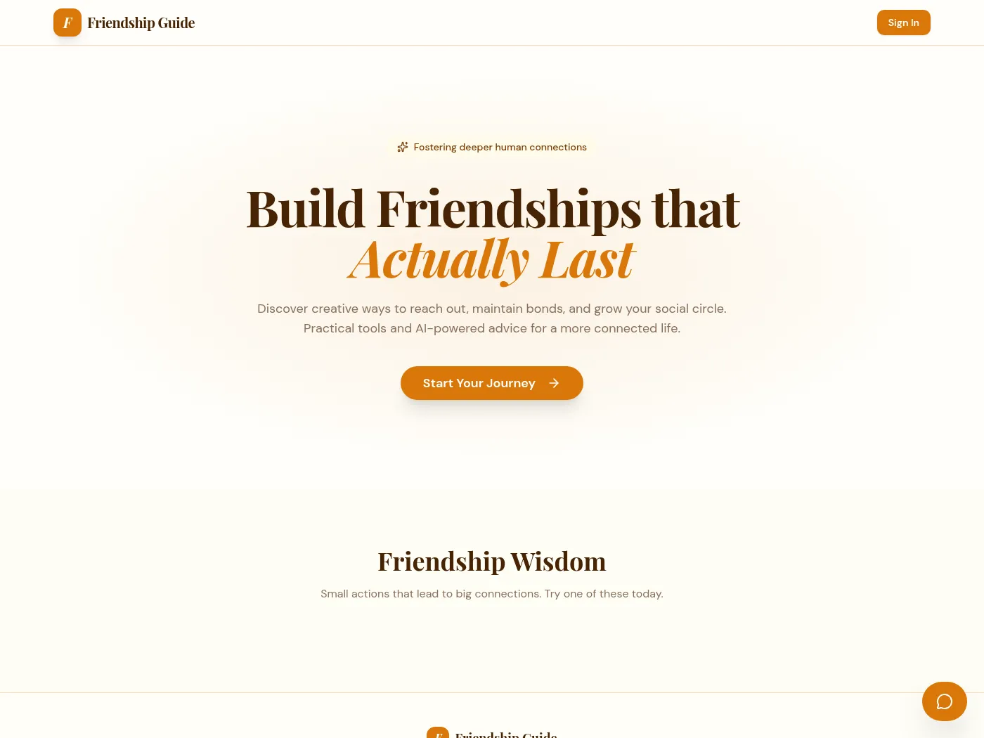 Friendship Guide