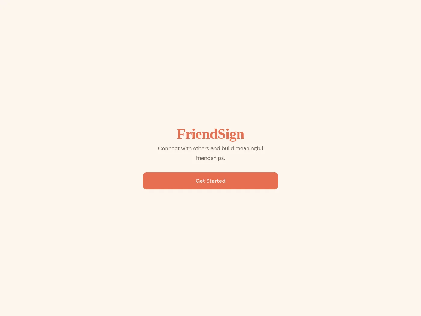 FriendSign Web
