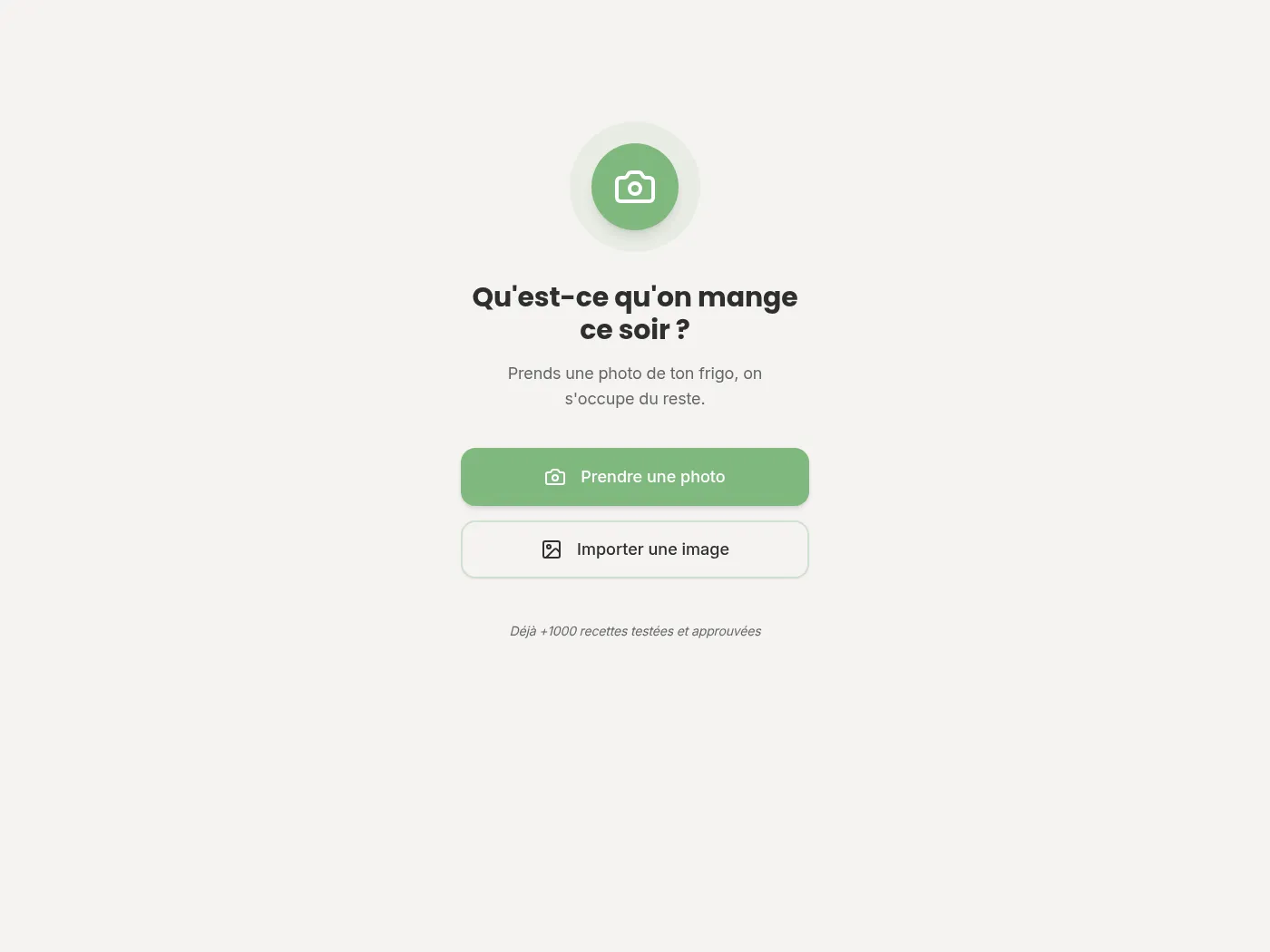 FrigoChef Demo App