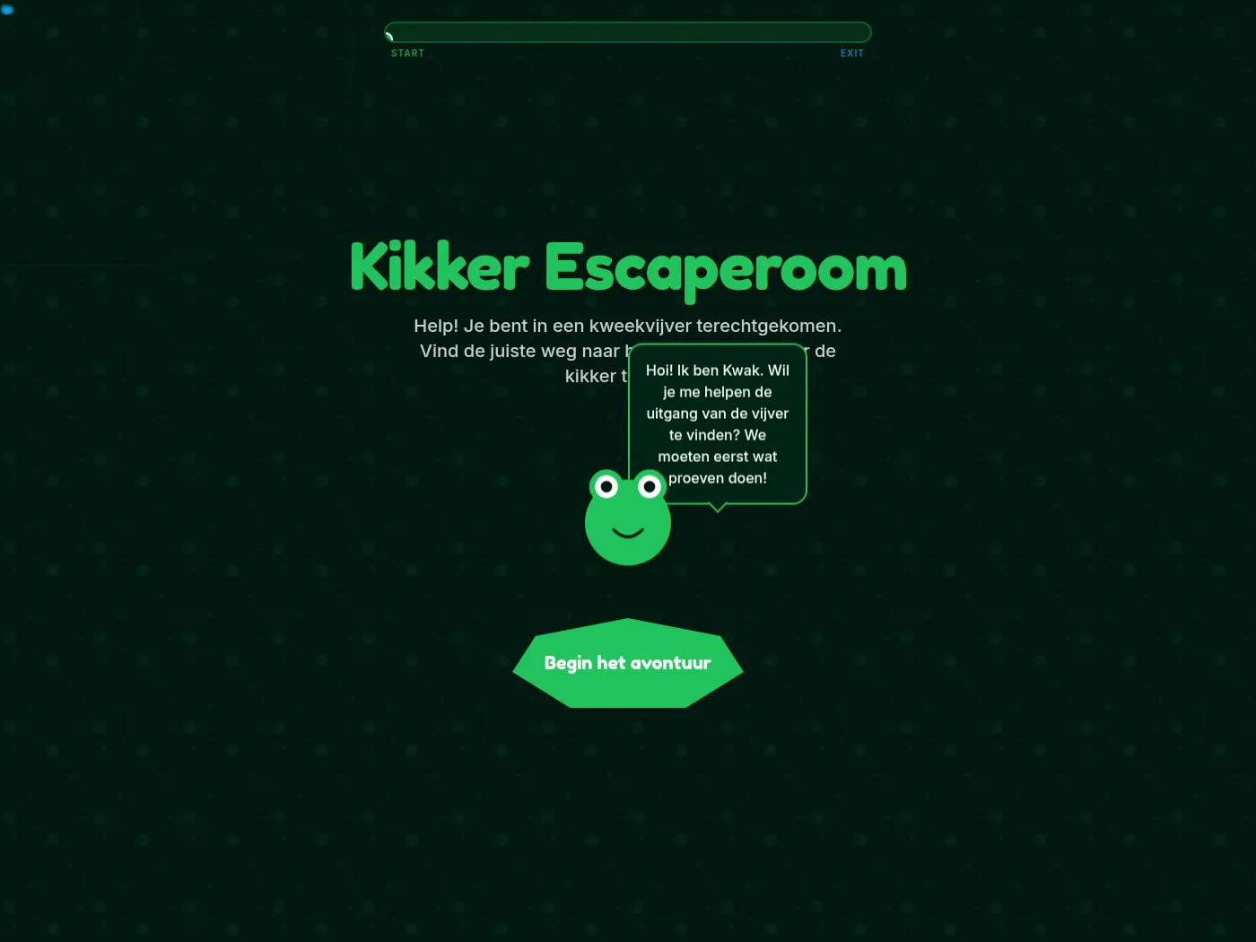Frog Escape Room