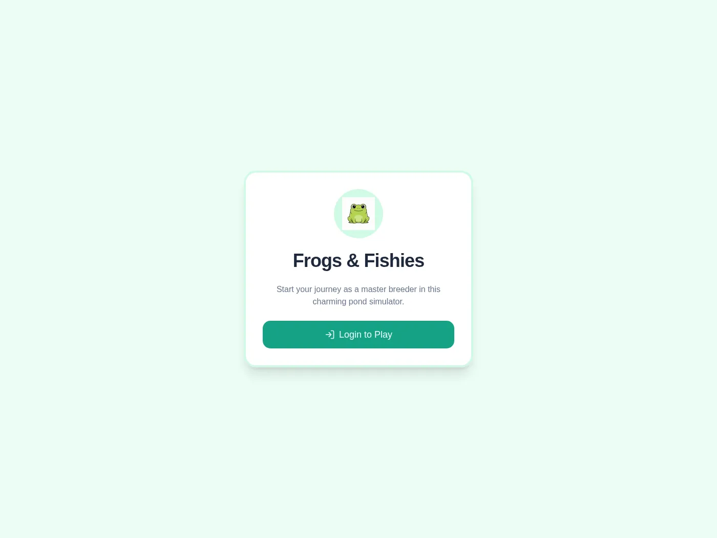 Frogs & Fishies