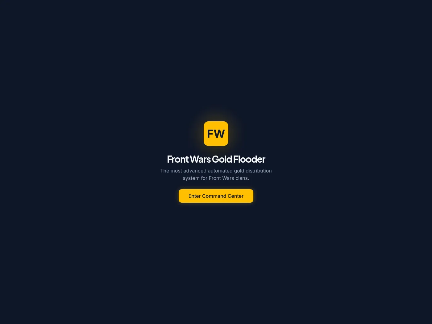 Front Wars Gold Flooder