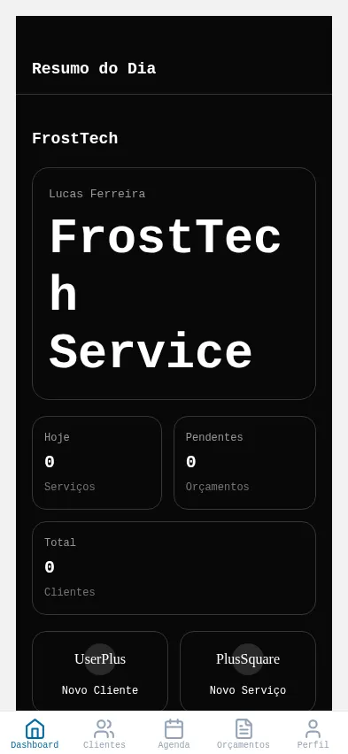 FrostTech Service App