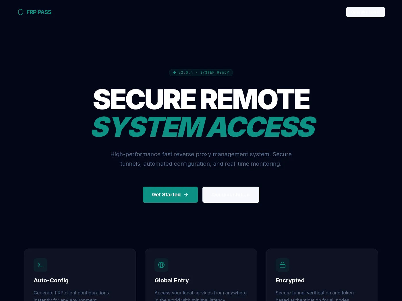 FRP Pass System