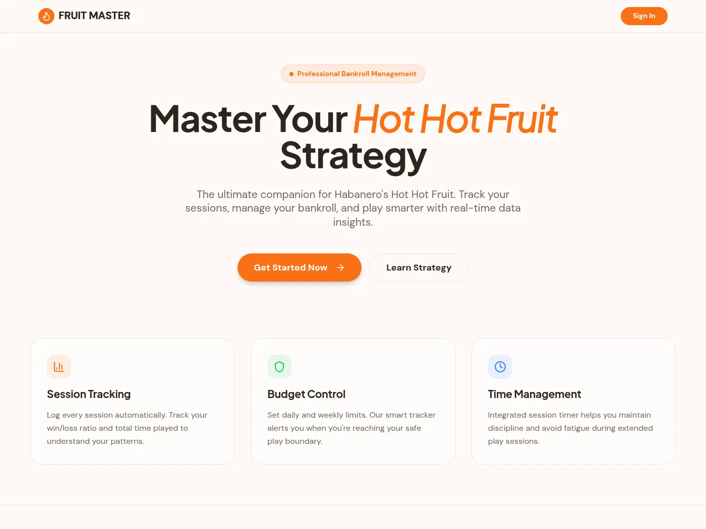 Hot Hot Fruit Signals