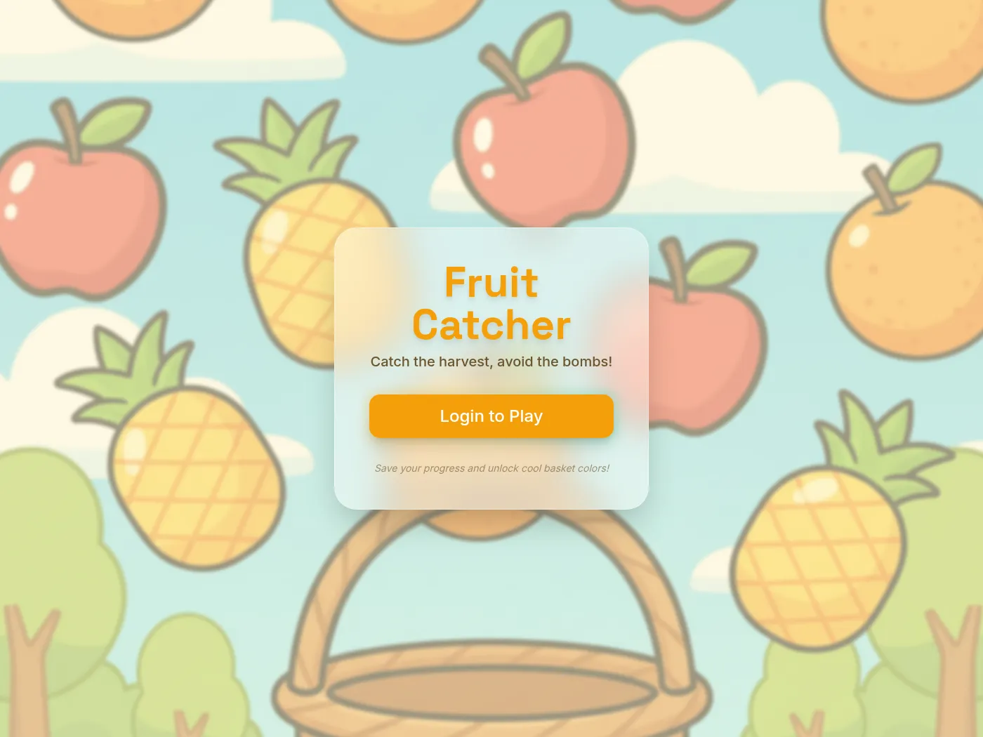 Fruit Catcher Game