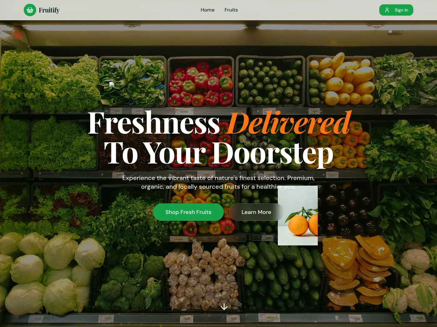 Fruit Parallax Store