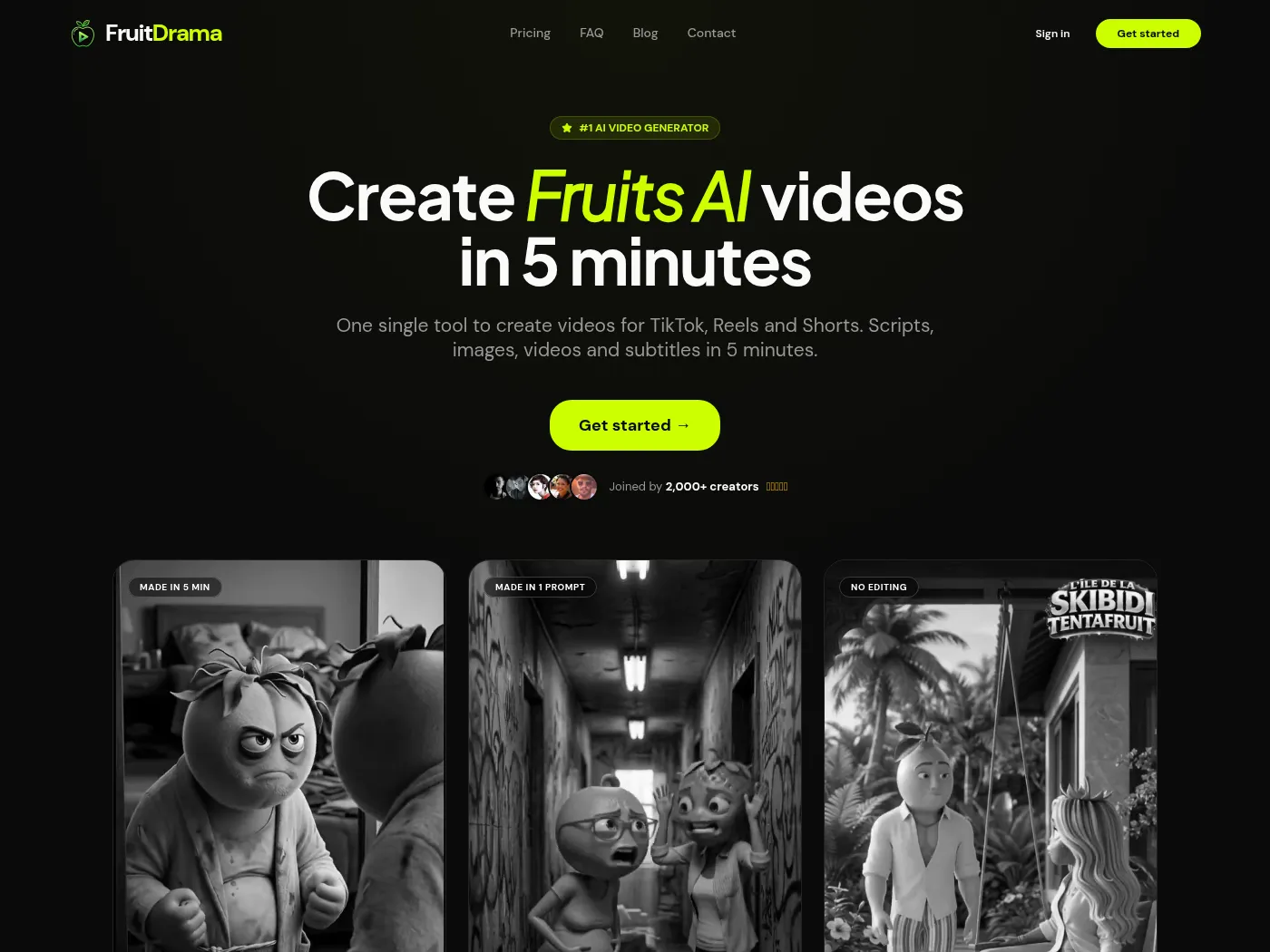 FruitDrama Showcase