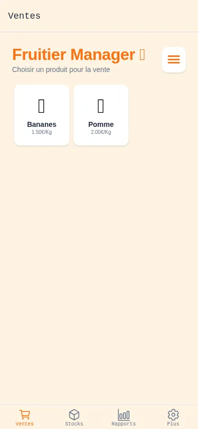 Fruitier Offline Manager