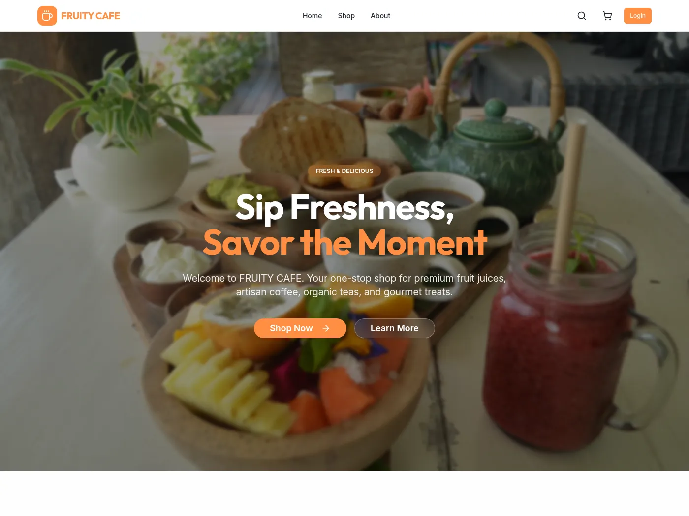 Fruity Cafe Shop
