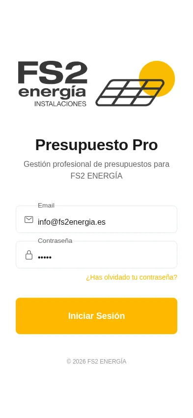 FS2 Presupuesto Pro