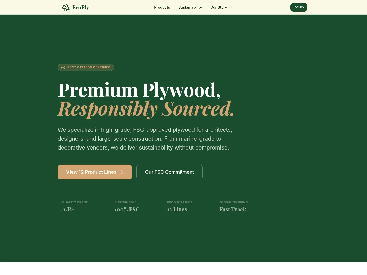 FSC Plywood Showcase