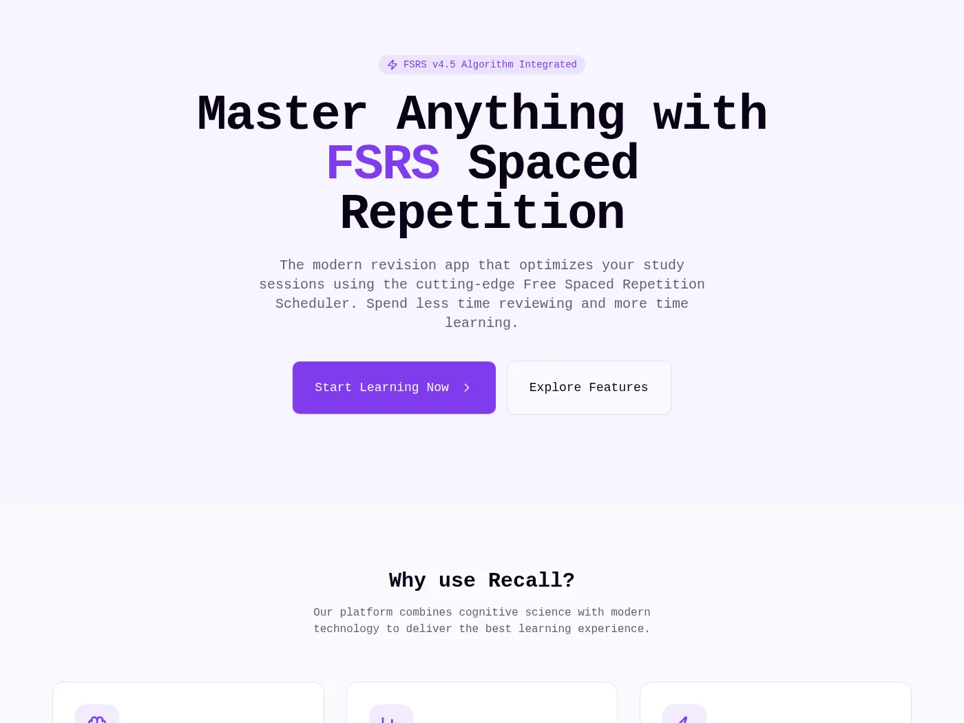 FSRS Revision App