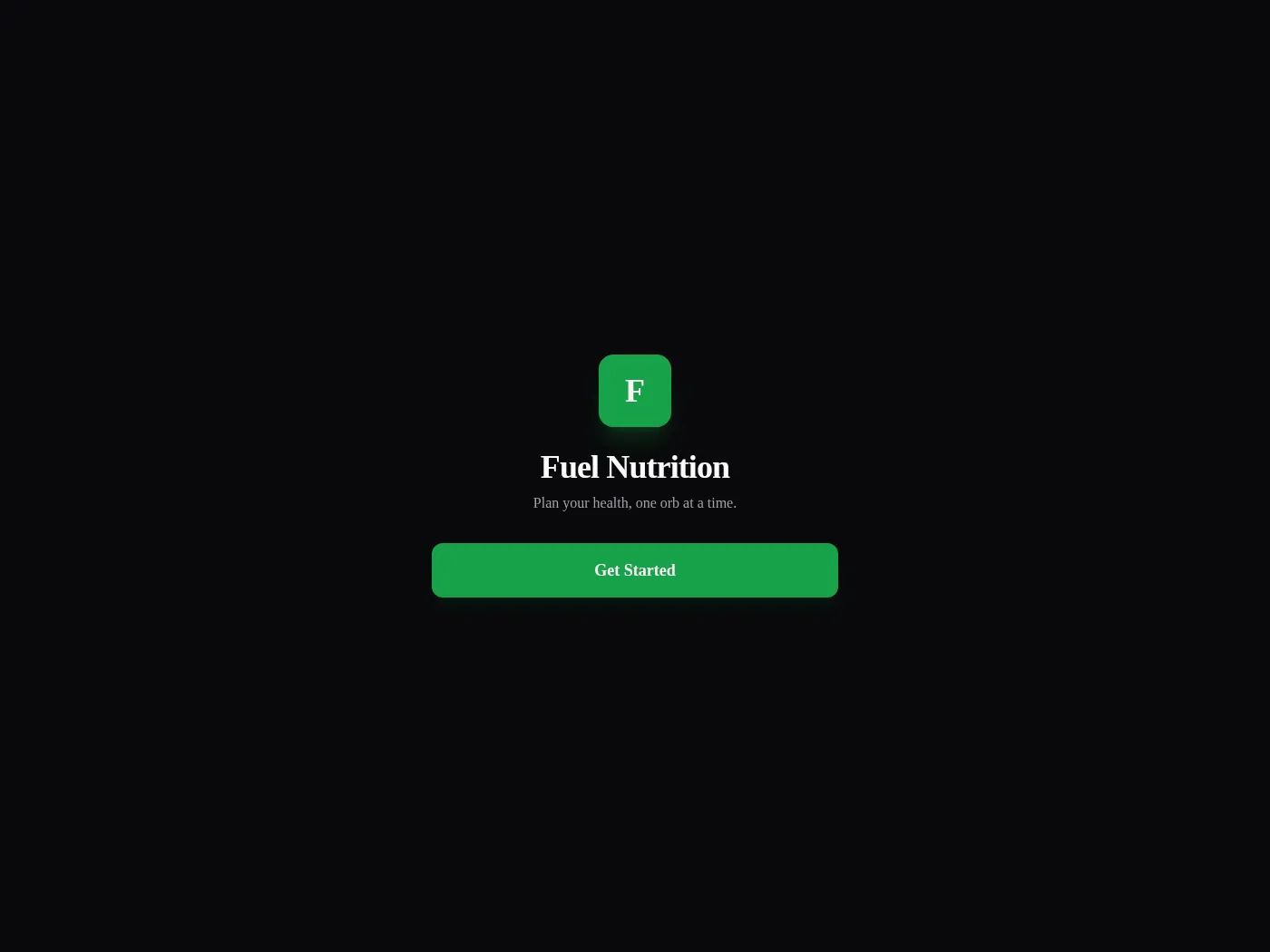Fuel Nutrition Planner