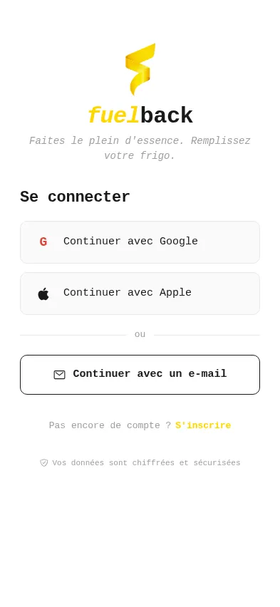 FUELBACK Fintech App