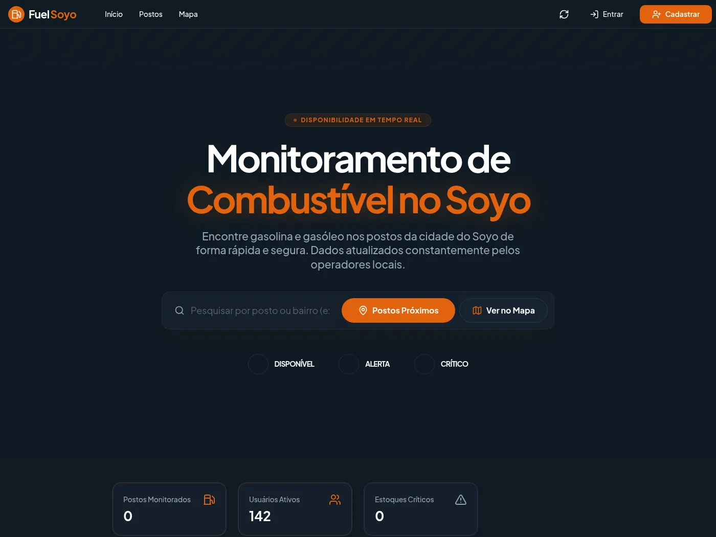 FuelSoyo Monitoramento de Combustíveis