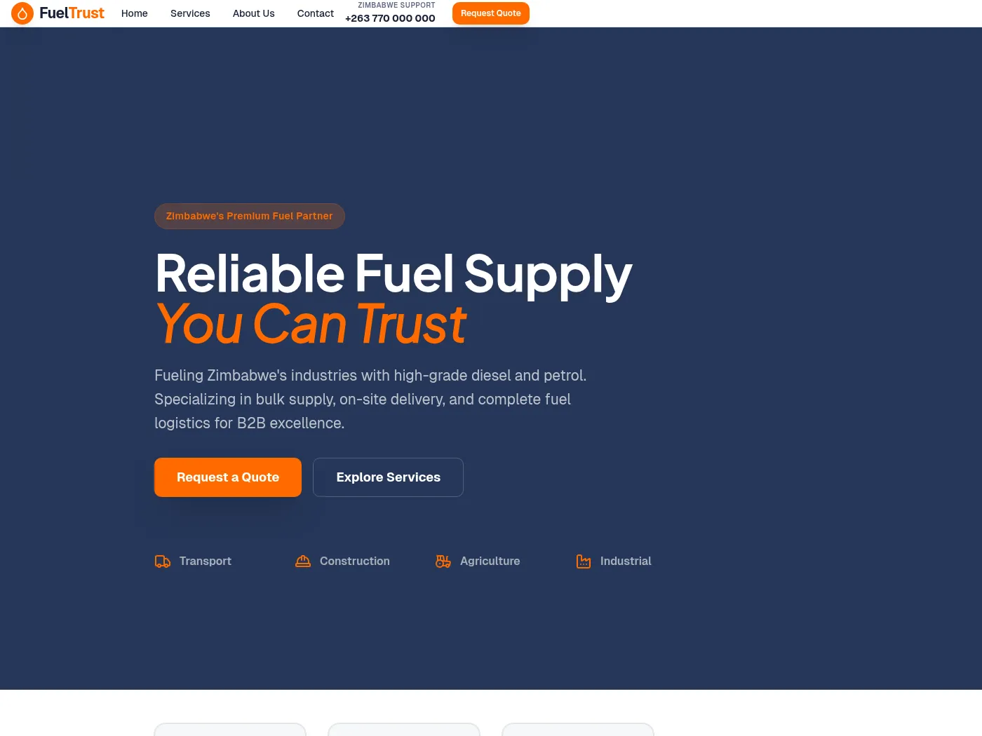 FuelTrust Web Portal