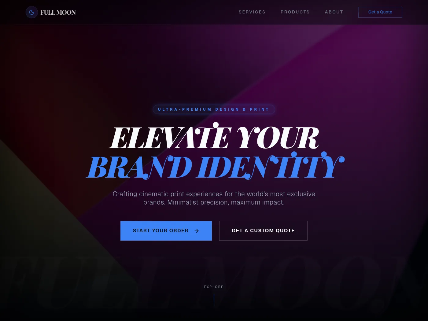 Full Moon Luxe Site