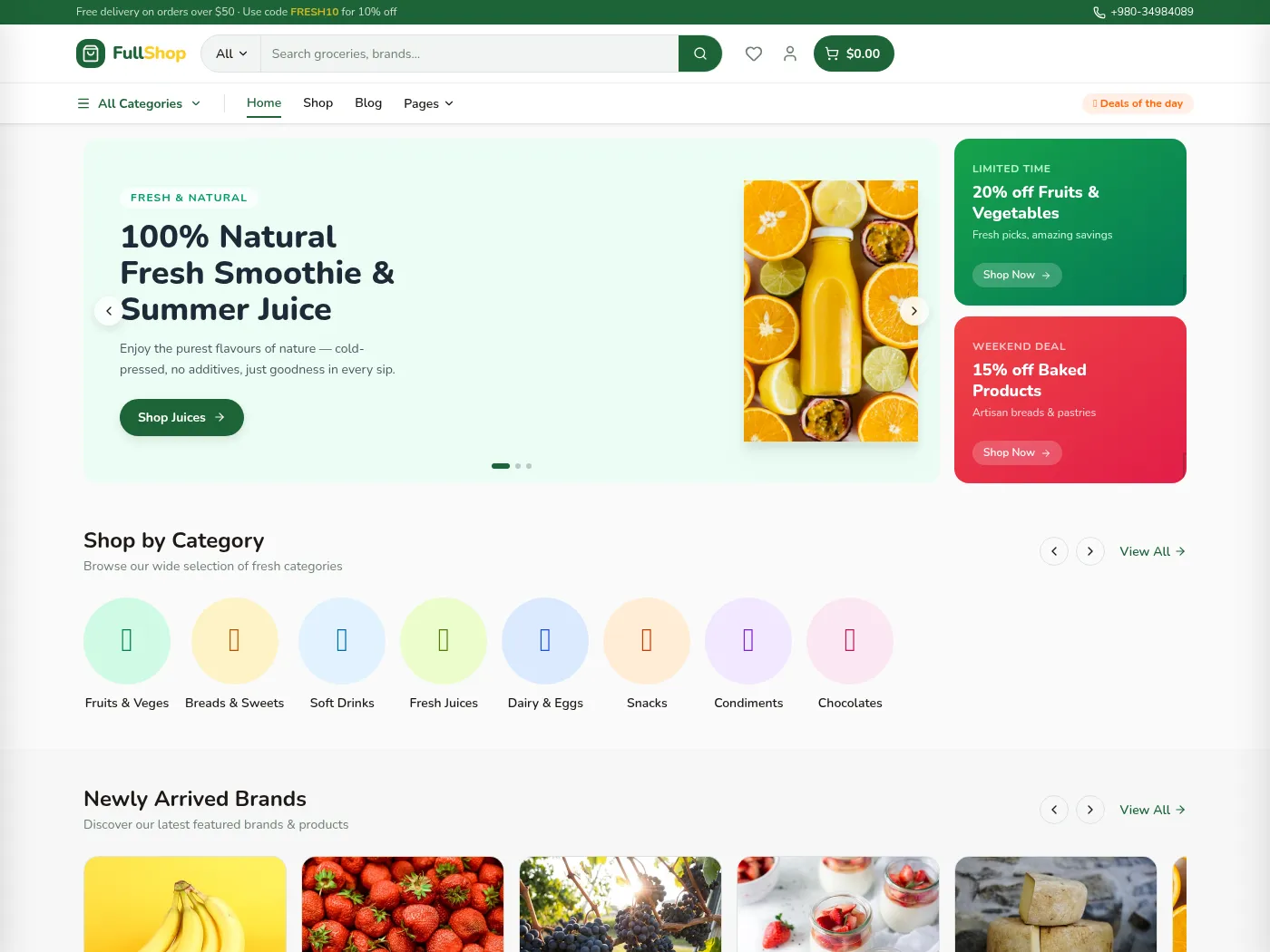 FullShop E-Commerce Webapp