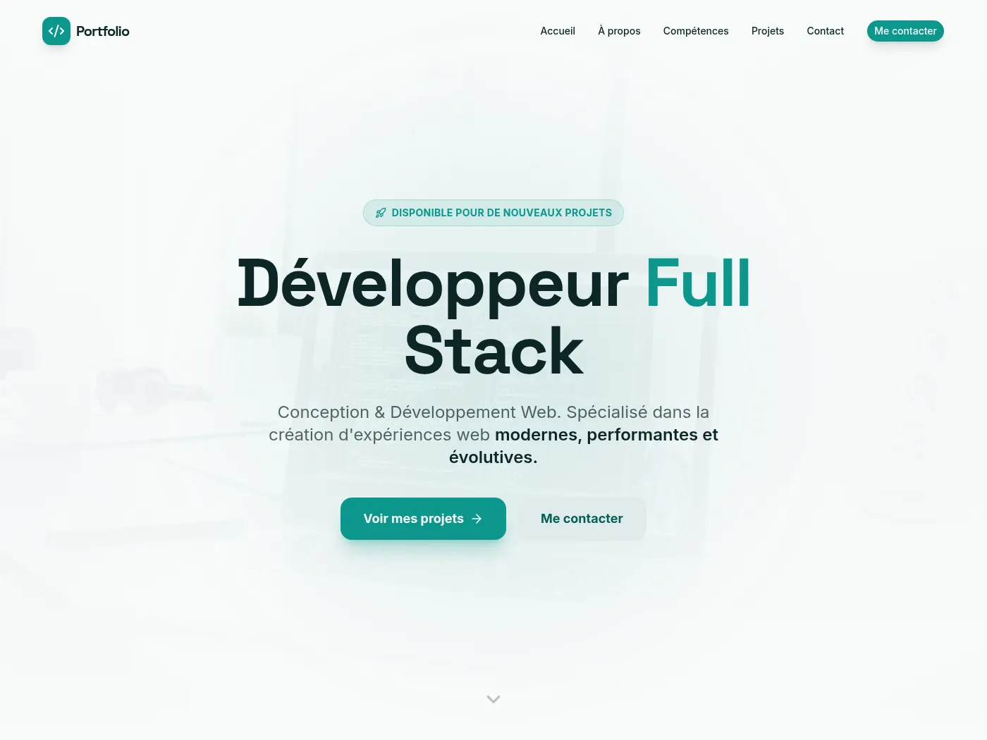 FullStack Dev Portfolio