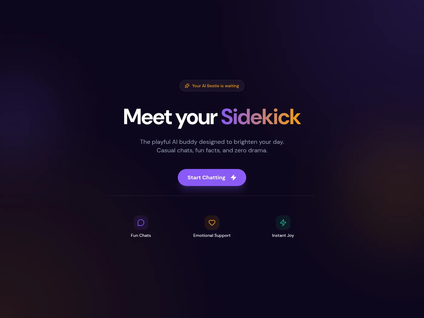 Fun AI Sidekick