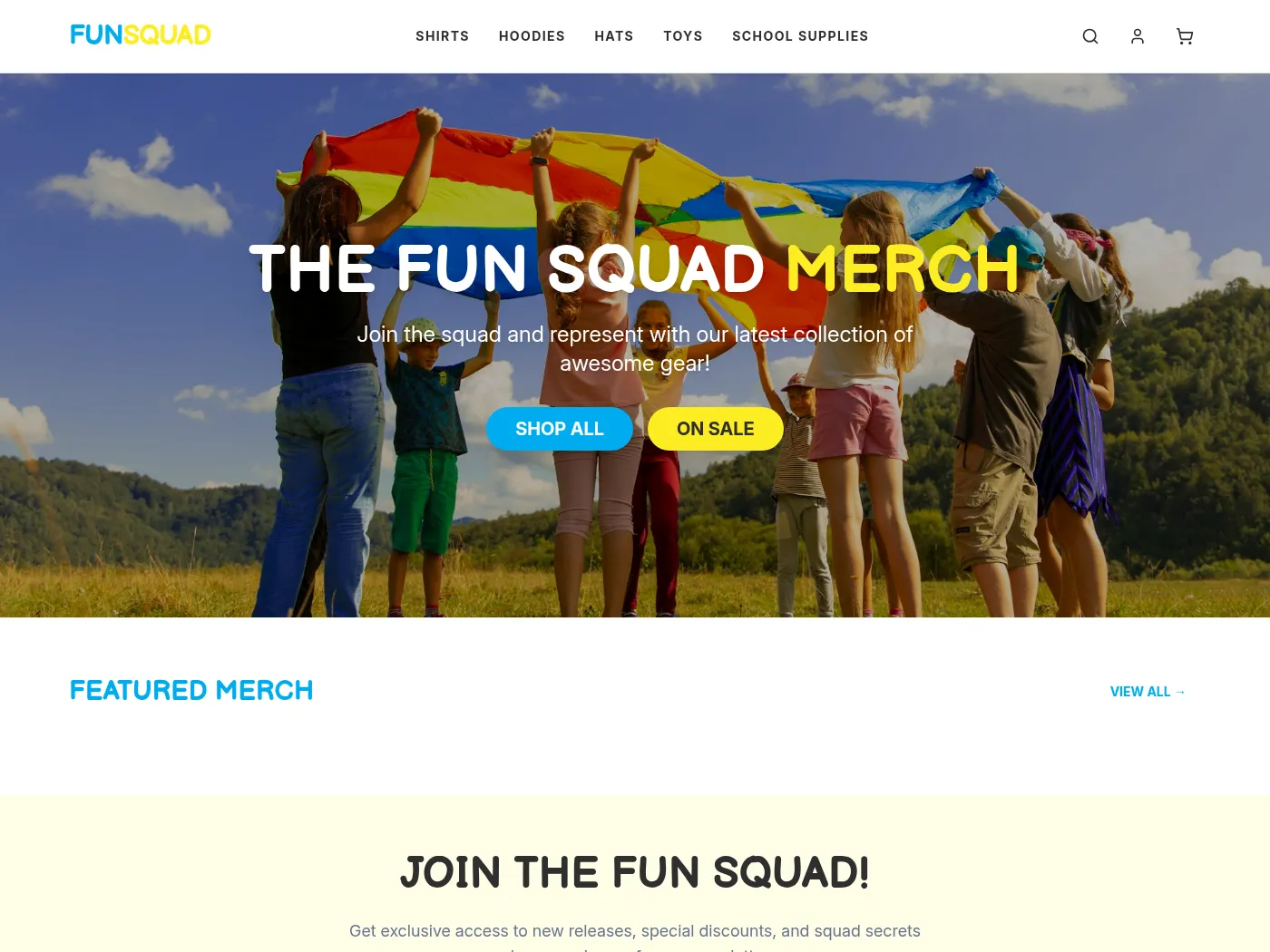 Fun Squad Merch Clone