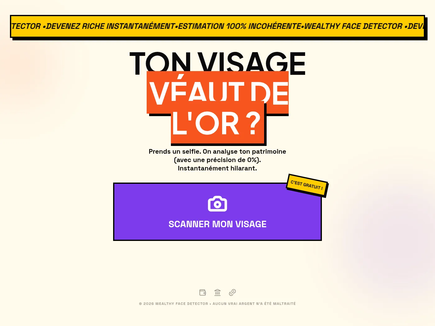 Wealthy Face Detector