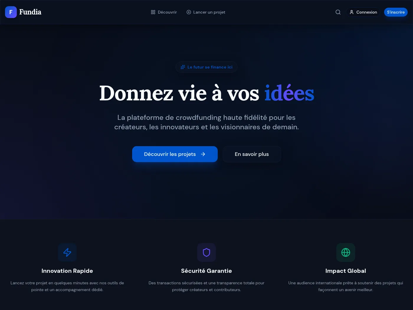Fundia Crowdfunding Platform