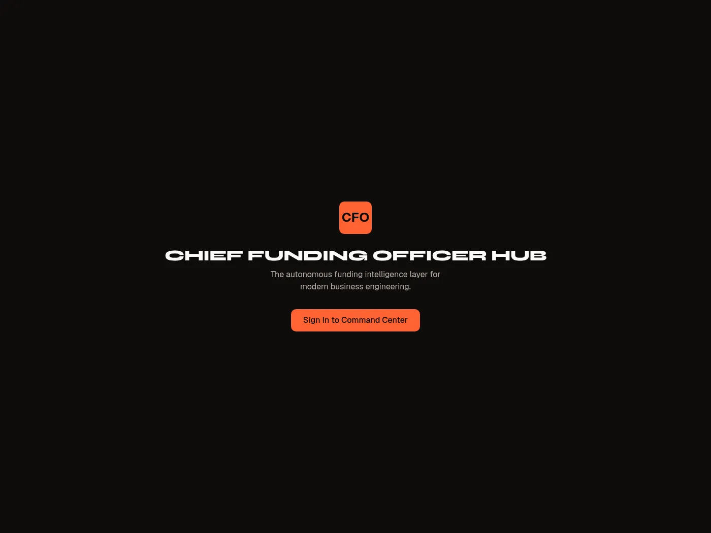 Chief Funding Officer Hub