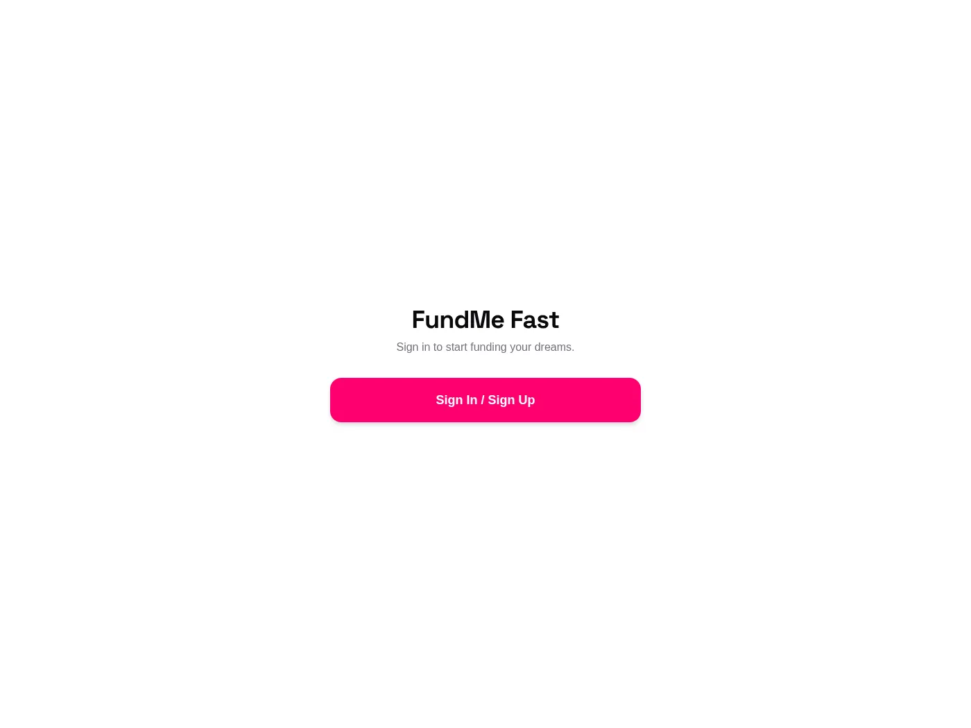 FundMe Fast