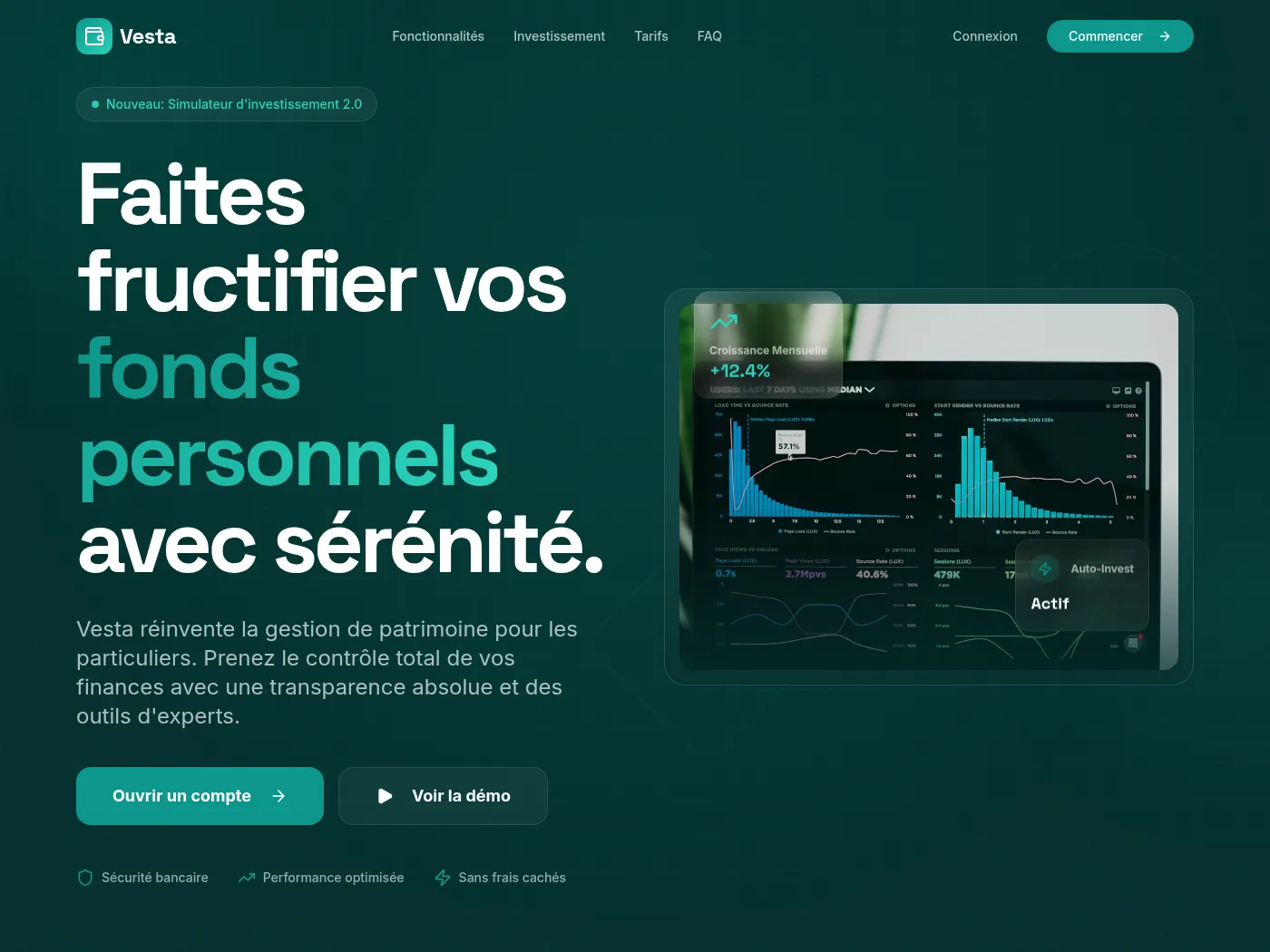 Personal Funds Landing