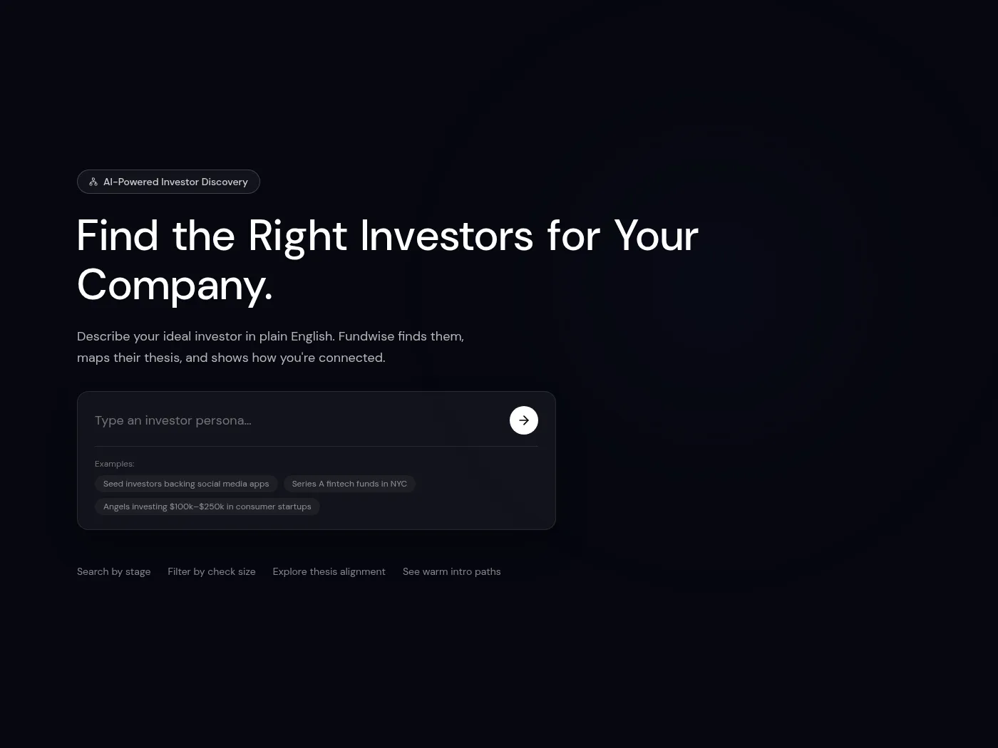 Fundwise Capital Dashboard