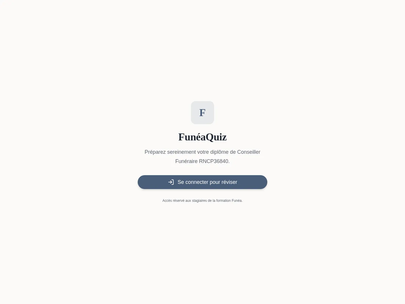 FunéaQuiz Formation App