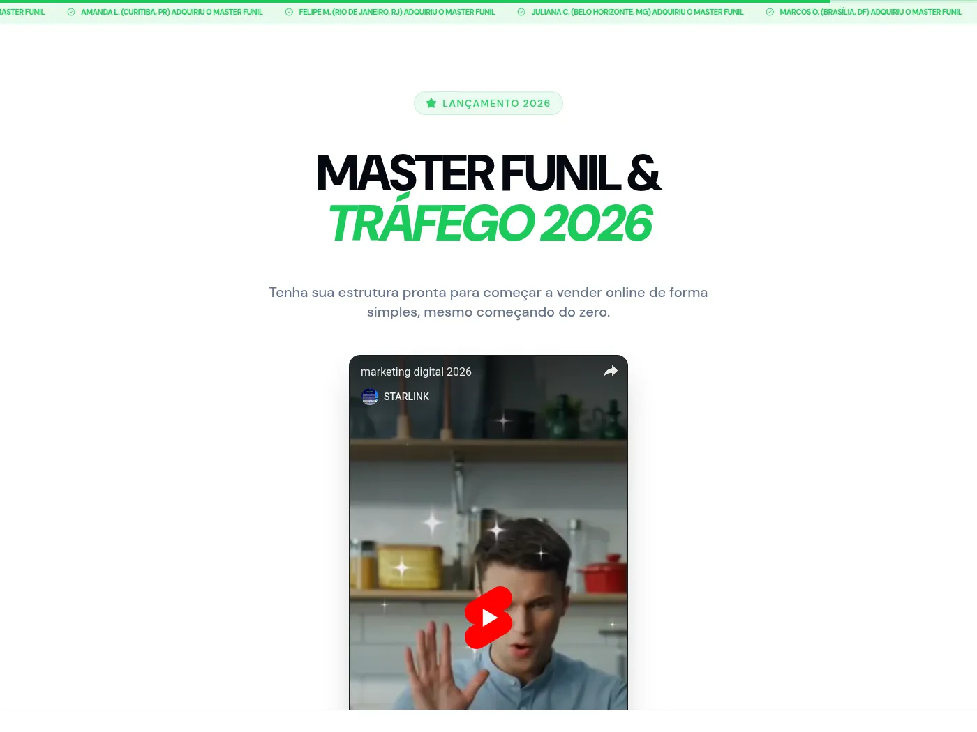 Master Funil & Tráfego LP
