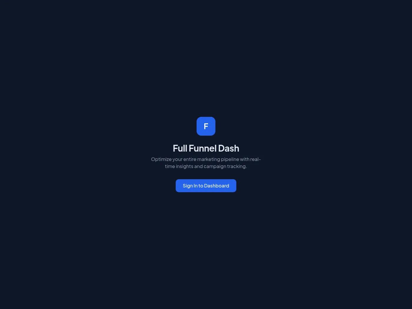 Full Funnel Dash