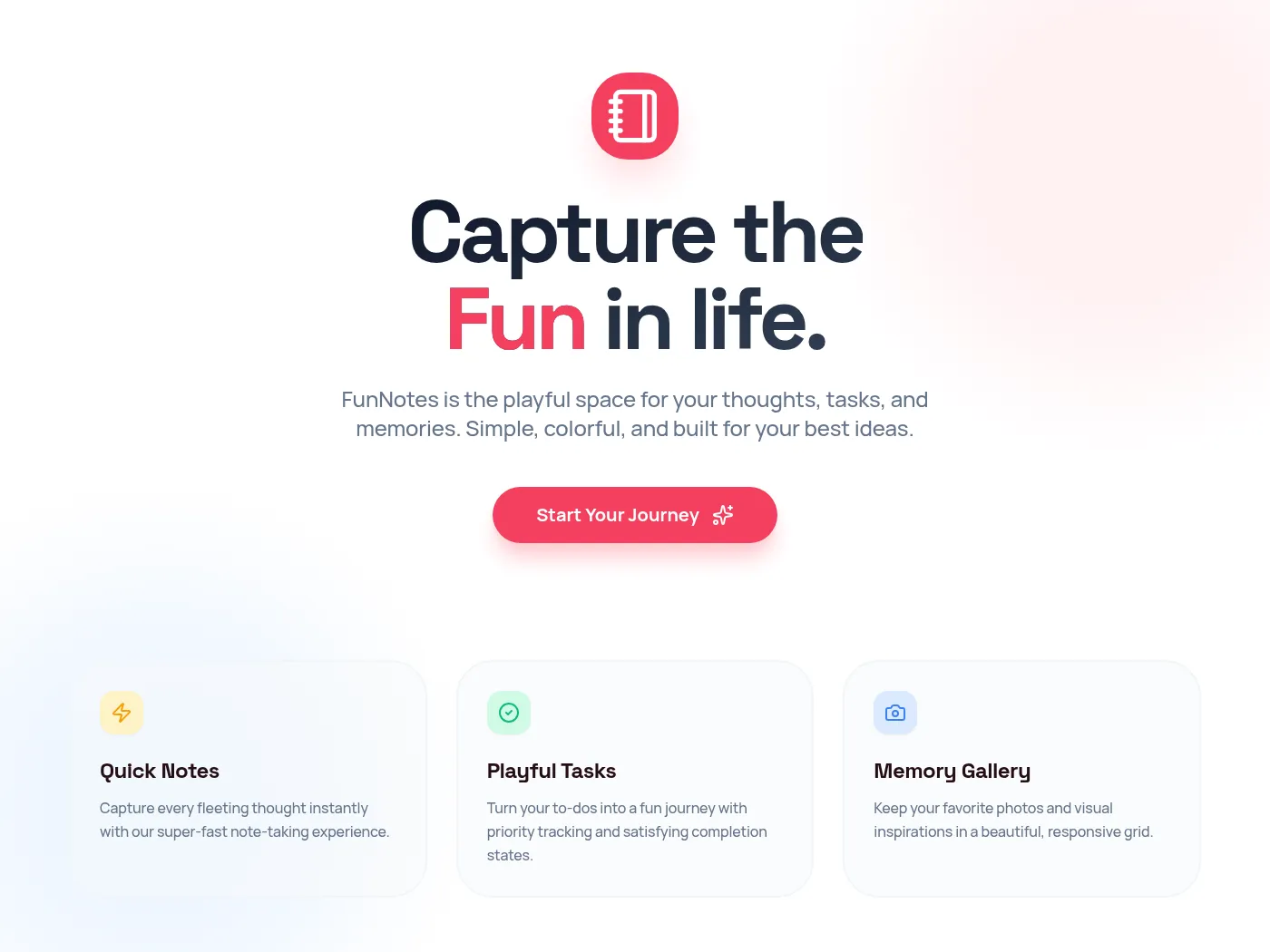 FunNotes Organizer