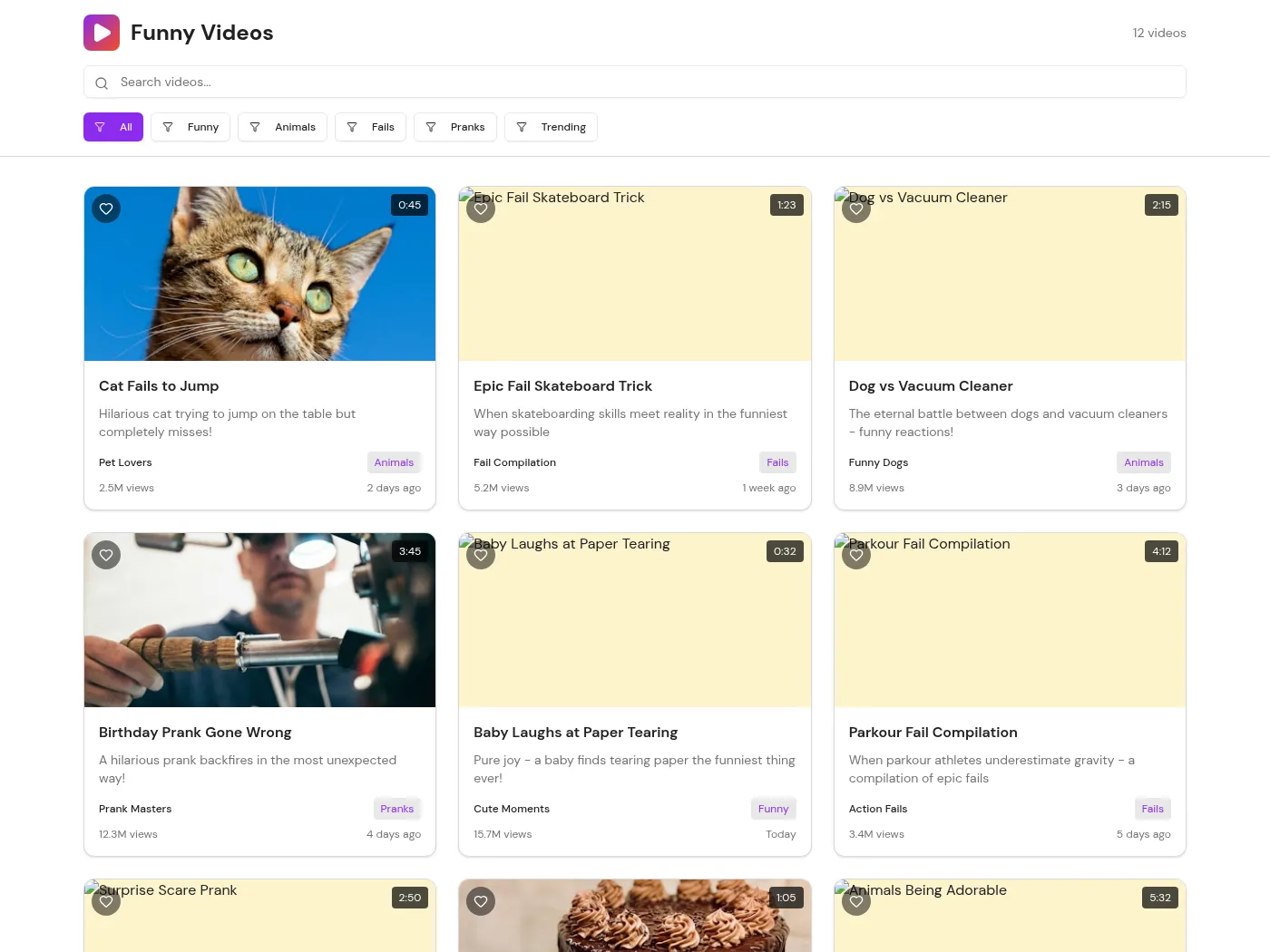 Funny Video Scrapet