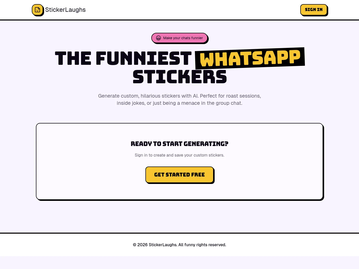 Funny WhatsApp Sticker