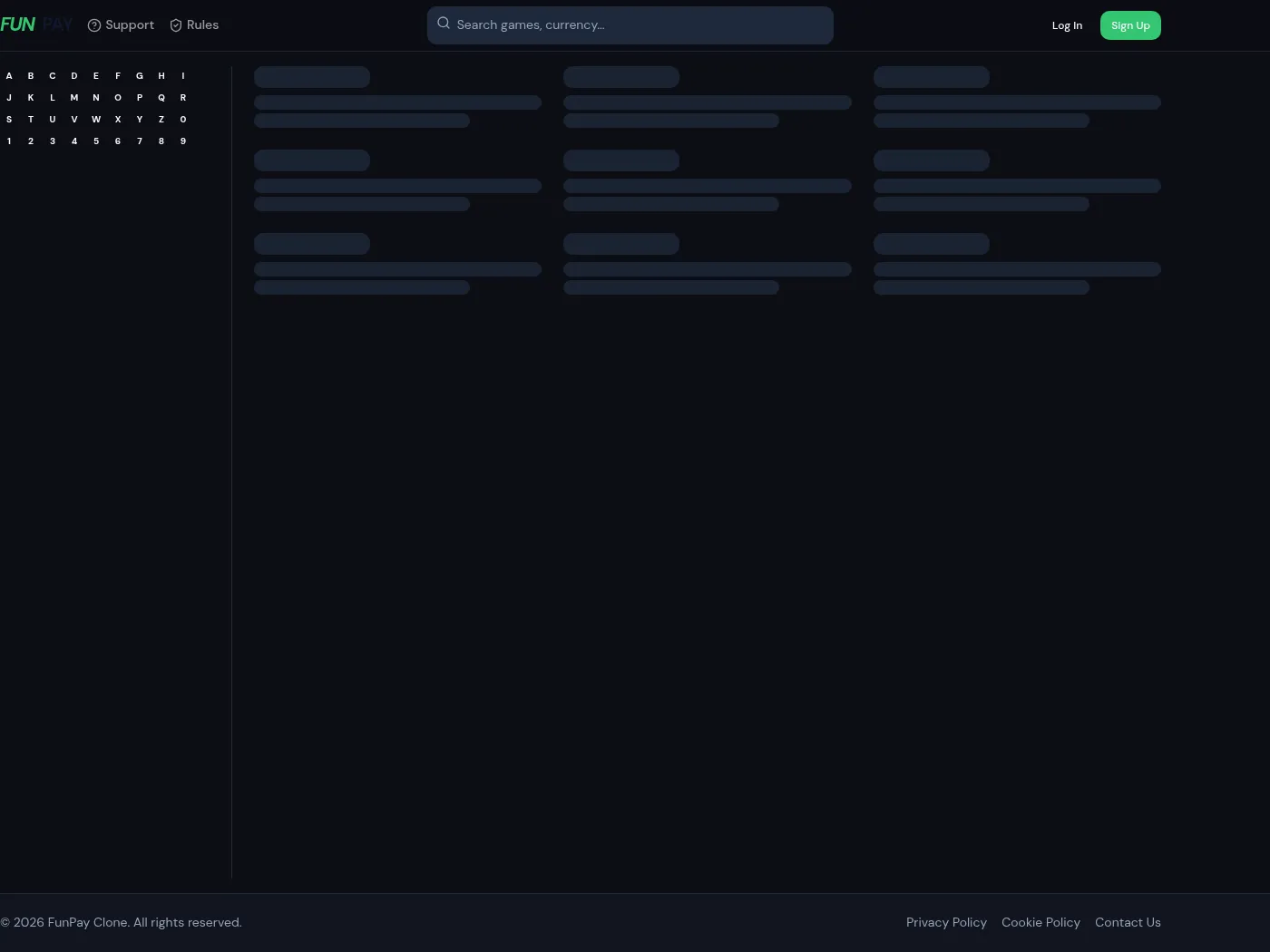 FunPay Marketplace Clone
