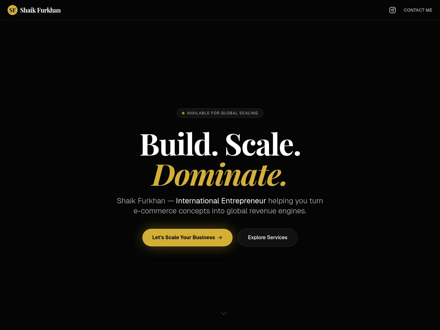 Furkhan Portfolio Site