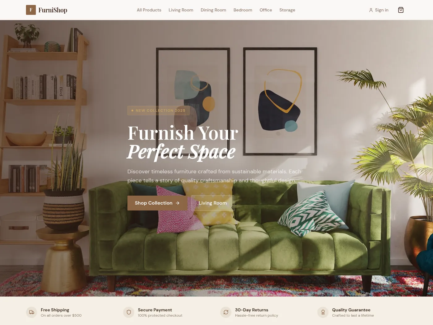 FurniShop Online Store