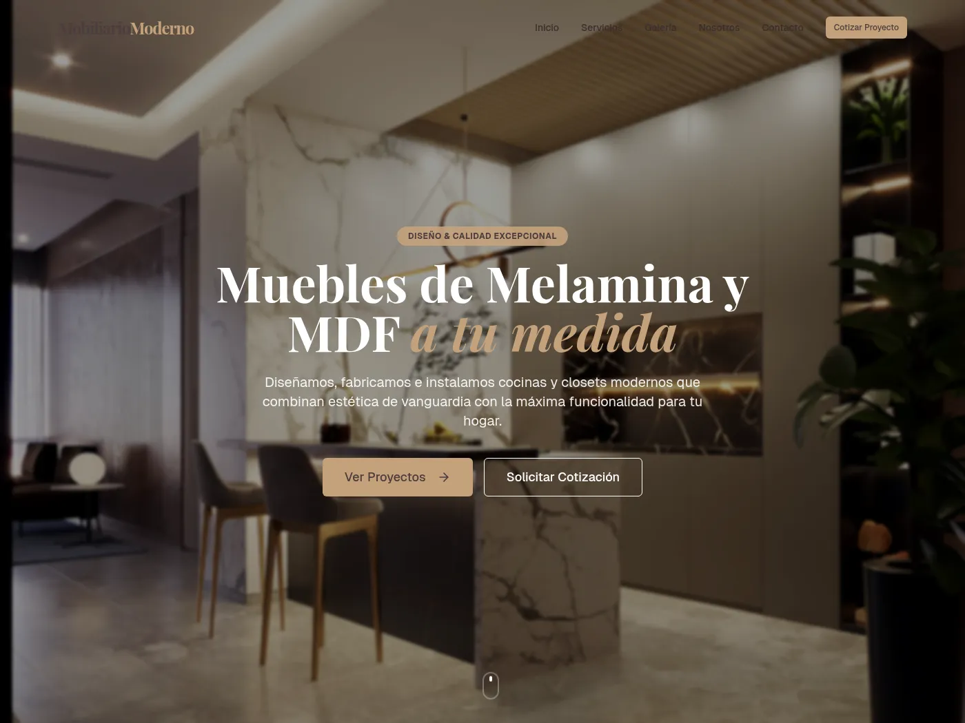 Modern Furniture Webpage