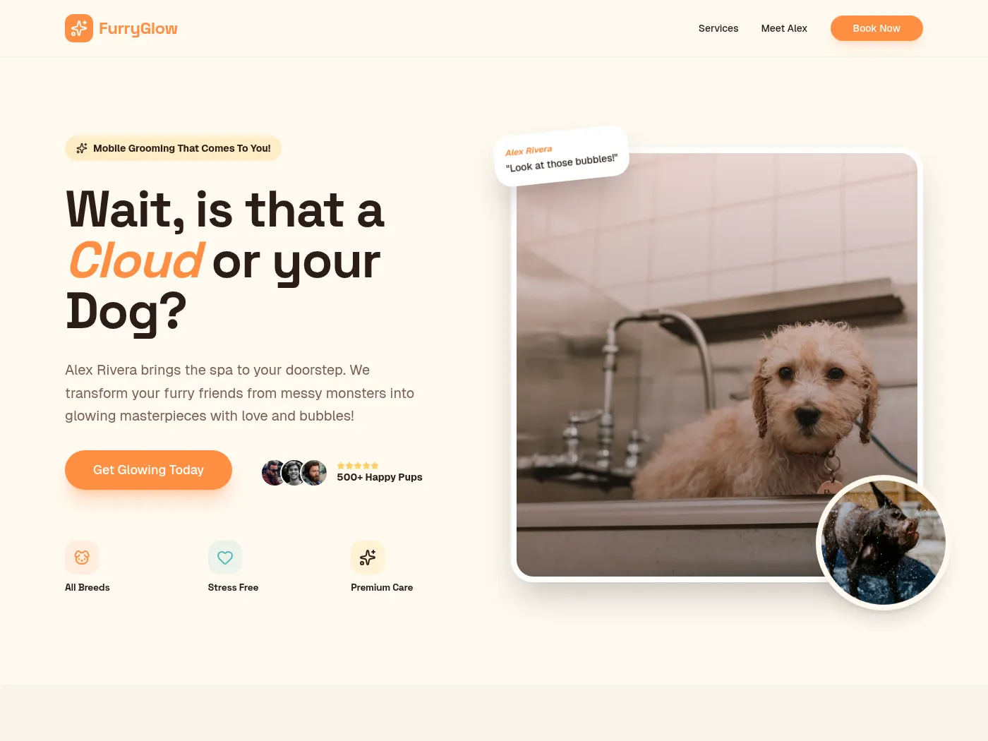 FurryGlow Grooming Site