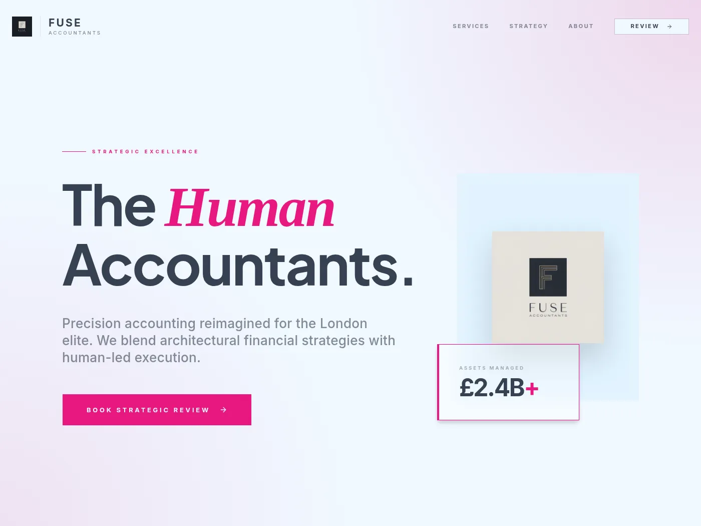 FUSE 2.0 Landing Page